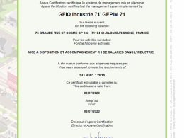 Actualités - Geiq Industrie 71